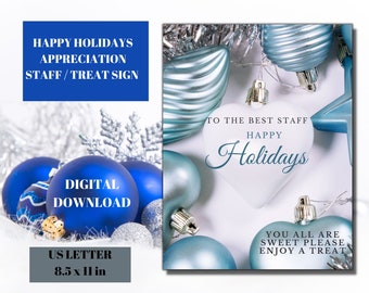 Employee Treats Sign - Etsy