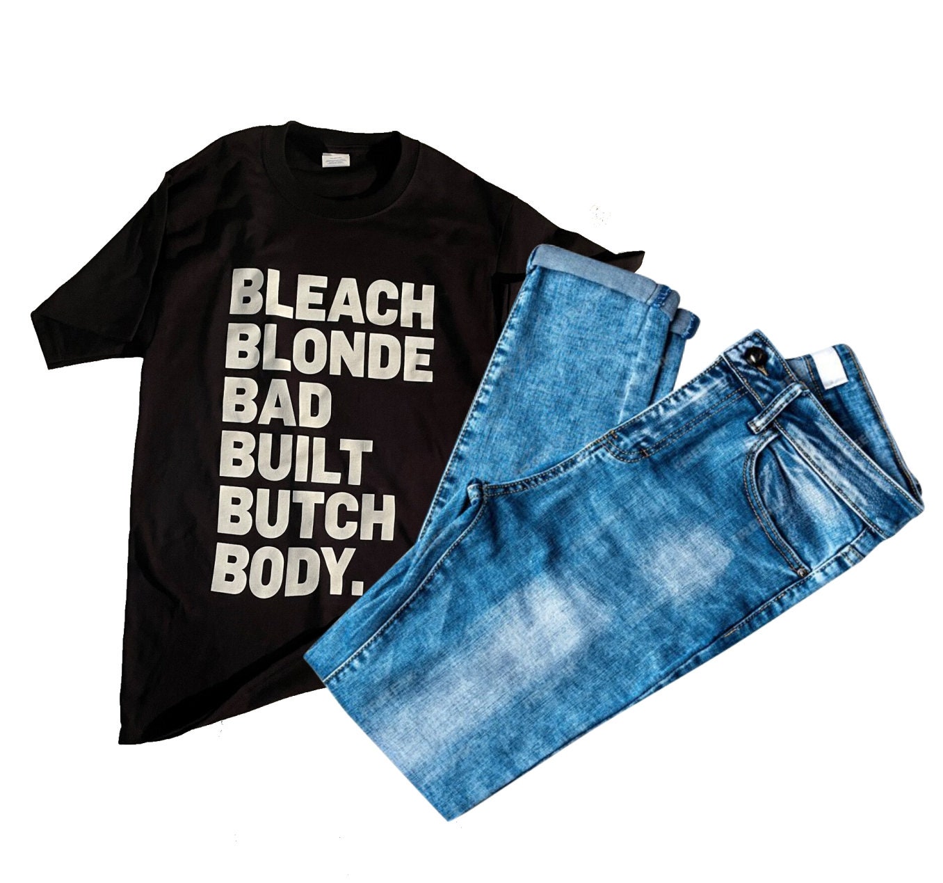 Bleach Blonde Bad Built Butch Body - Etsy