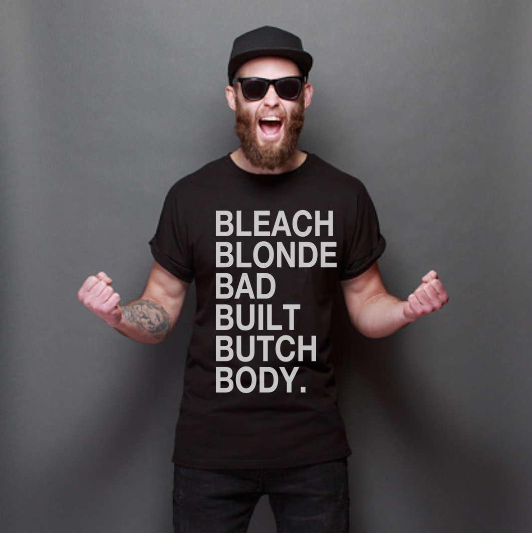 Bleach Blonde Bad Built Butch Body - Etsy
