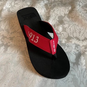 Delta Sigma Theta Centennial Flip Flops - Etsy