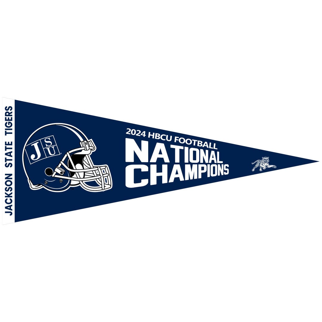 Jackson State University 2024 National Champions Felt Pennant - Etsy