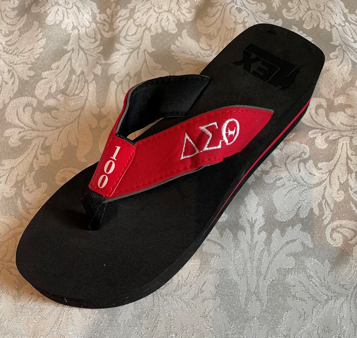 Delta Sigma Theta Centennial Flip Flops - Etsy