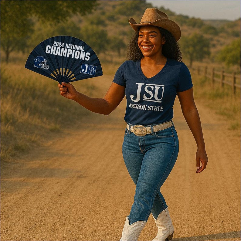 Jackson State University Championship Premium Clack Fan - Etsy