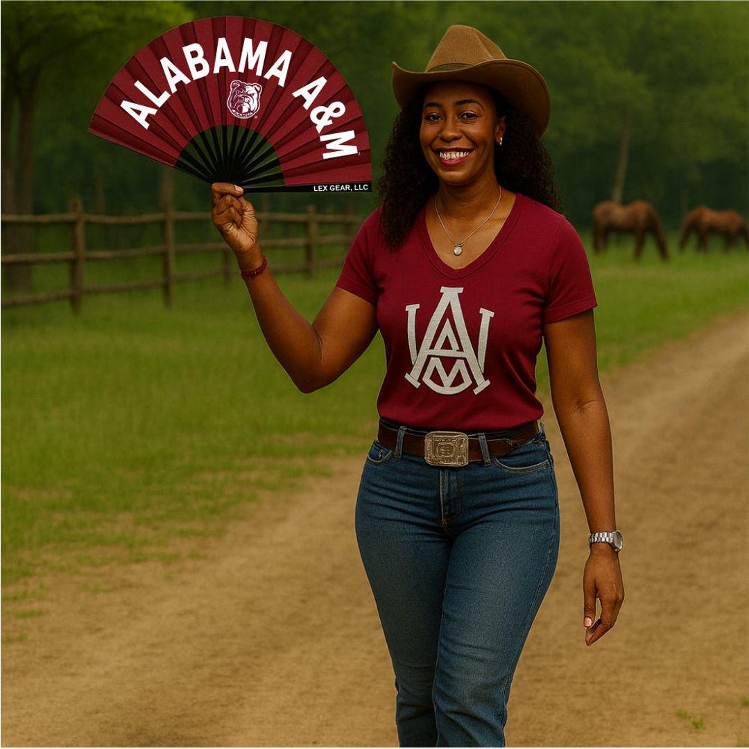 Alabama A&M SNR Premium Clack Fan - Etsy