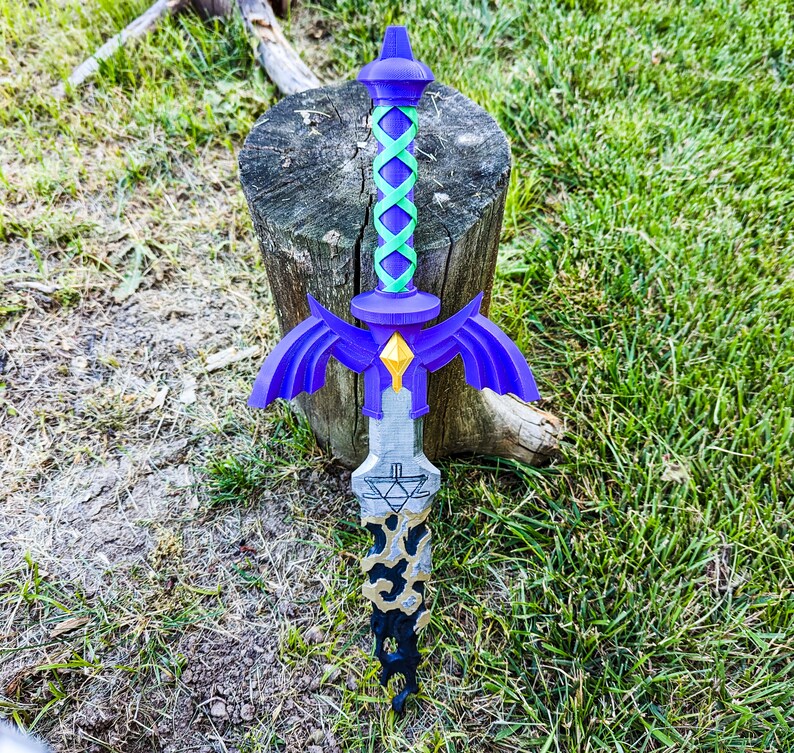 The Master Sword decayed 3D Printed Full Size Replica Prop - Etsy UK