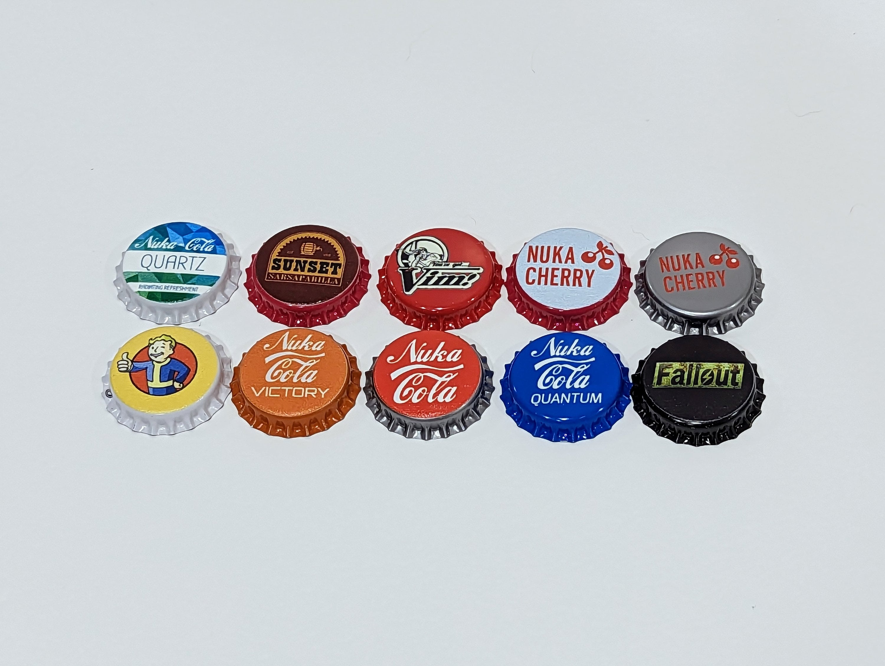 Cosplay Nuka Cola Cap Template