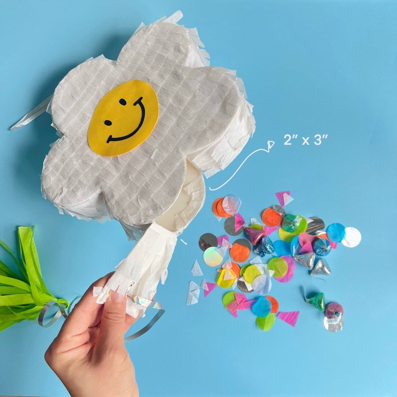 Daisy Mini Piñata / Party Decoration / Hippie Party / Party Favors ...