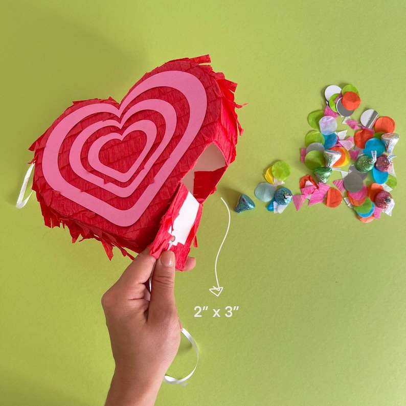 Heart Mini Piñata / Party Decoration / Hippie Party / Party - Etsy