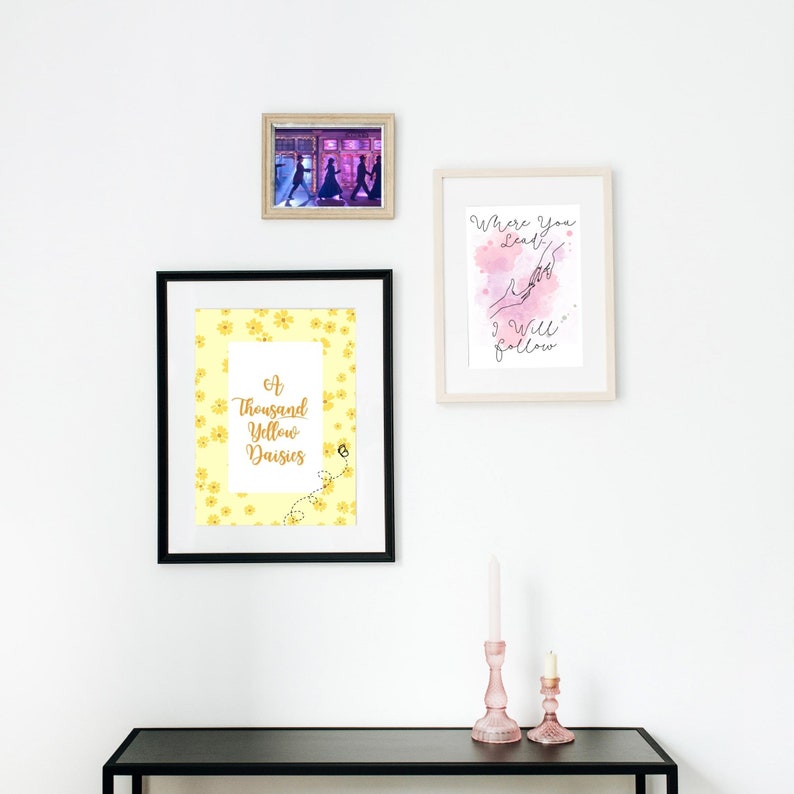 Printable: Where You Lead I Will Follow, Gilmore Girls Theme Song Wall Art Quote, Digital ...