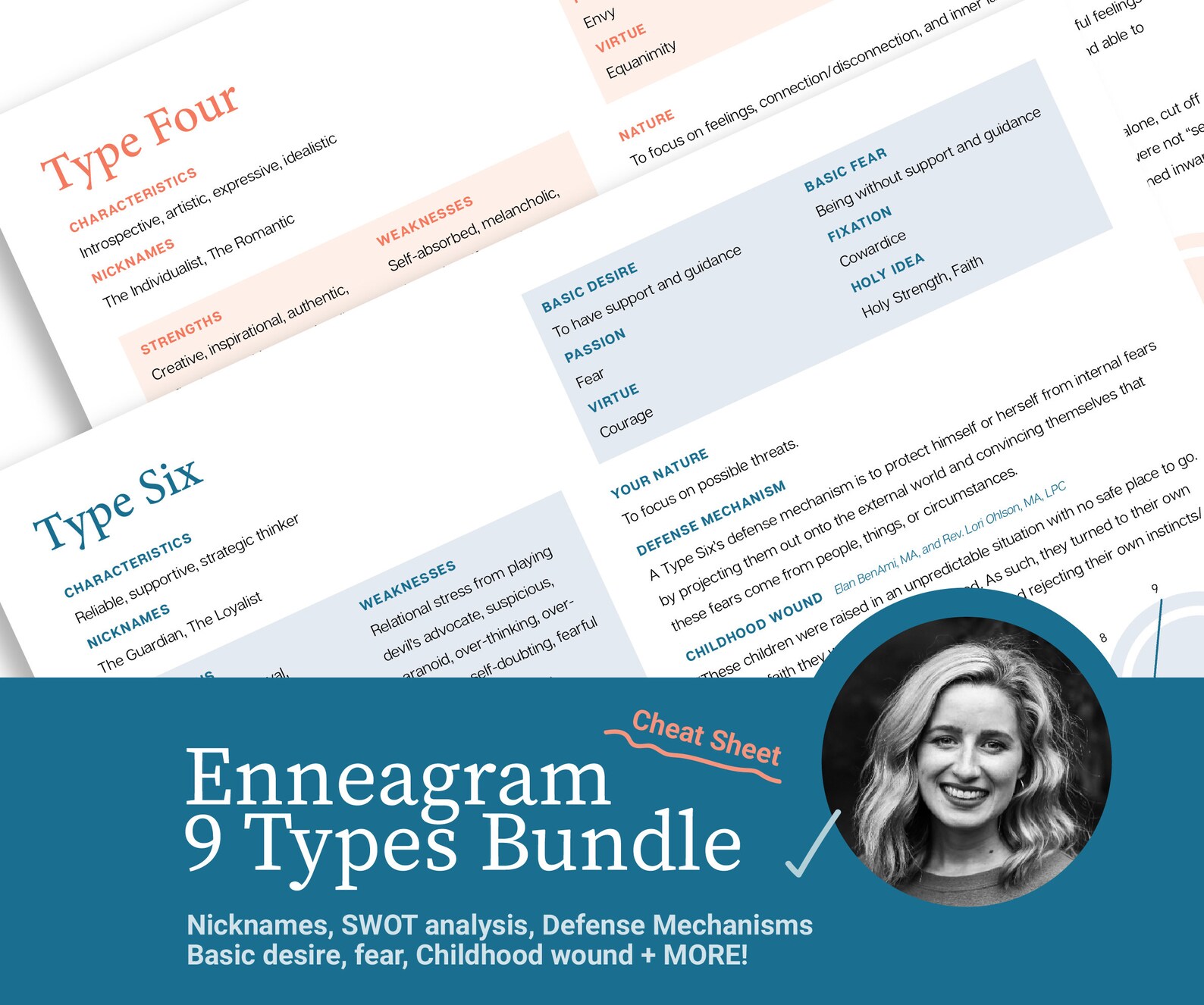 Enneagram Cheat Sheet Bundle - Etsy