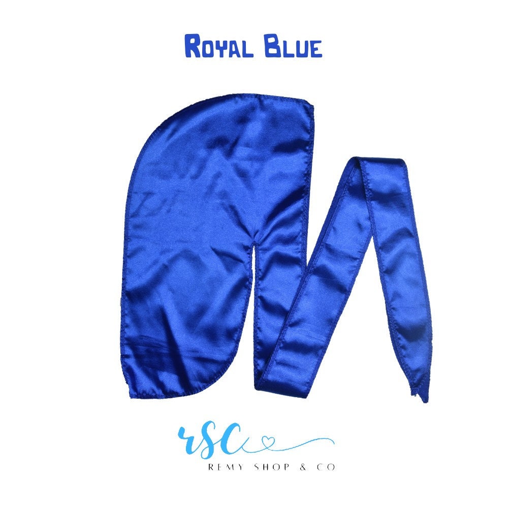 Satin Silk Durag Premium Bundle Set Pack 360 Wave Cap Unisex Long Tail ...