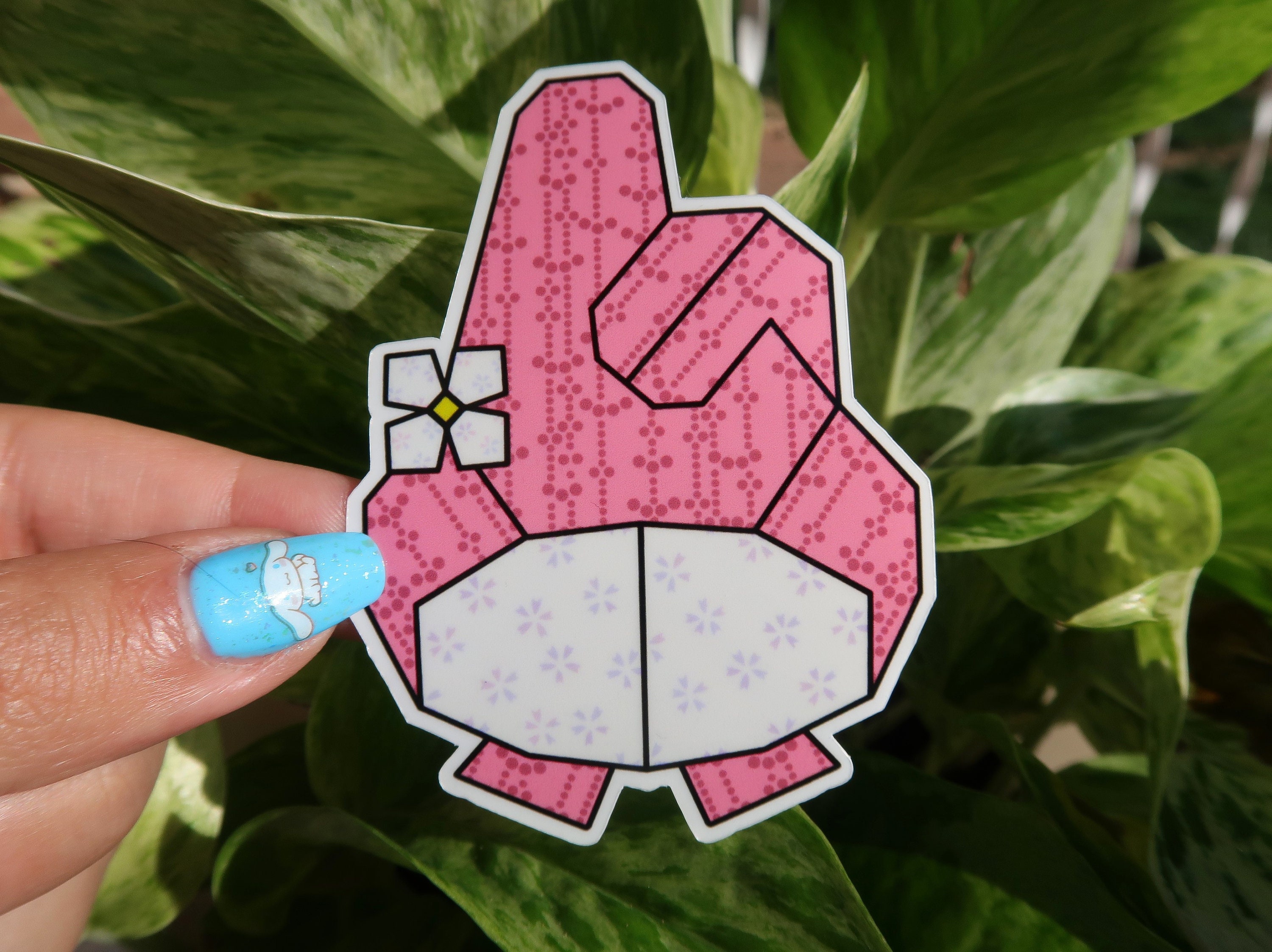 Origami My Melody Sticker - Etsy