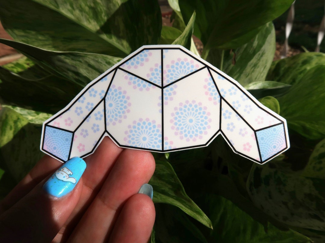 Origami Cinnamoroll Sticker - Etsy