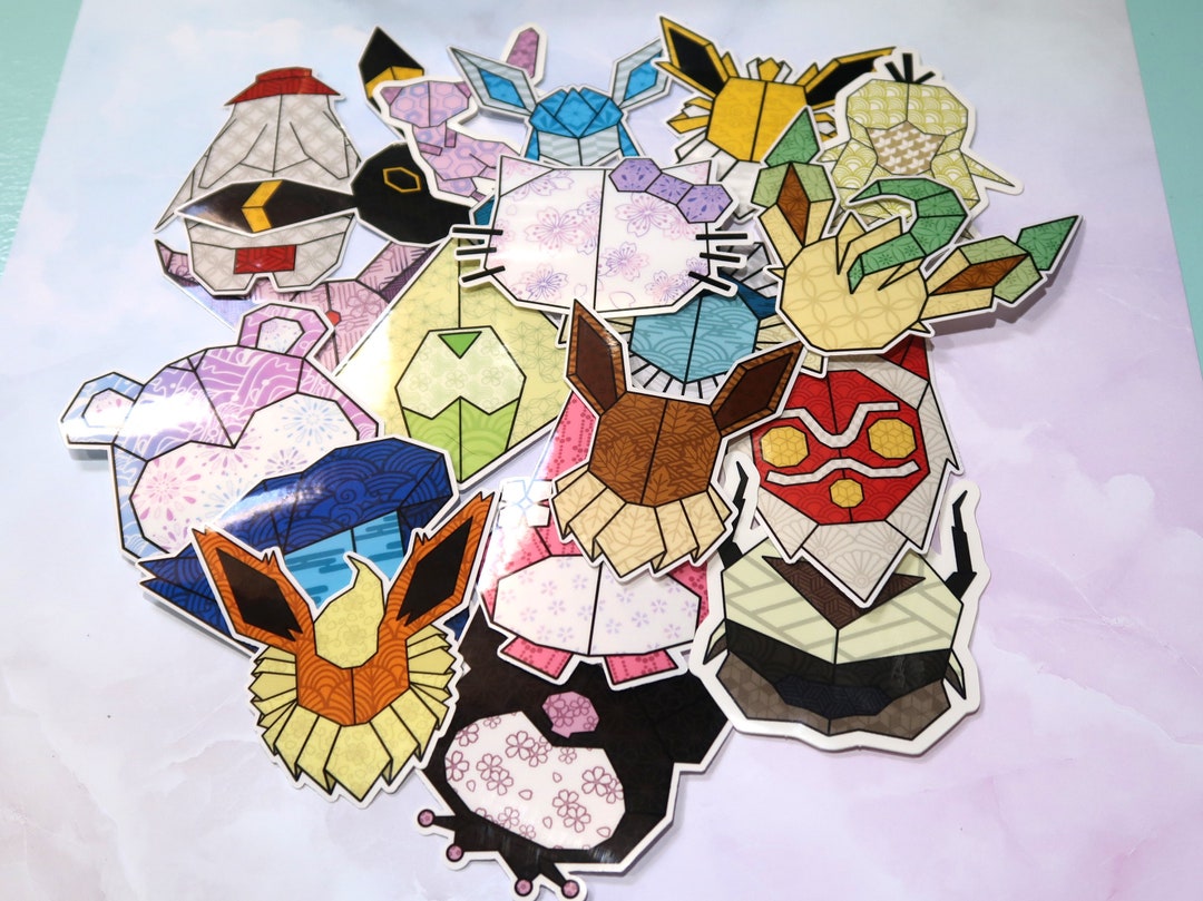 Origami Sticker Set - Etsy