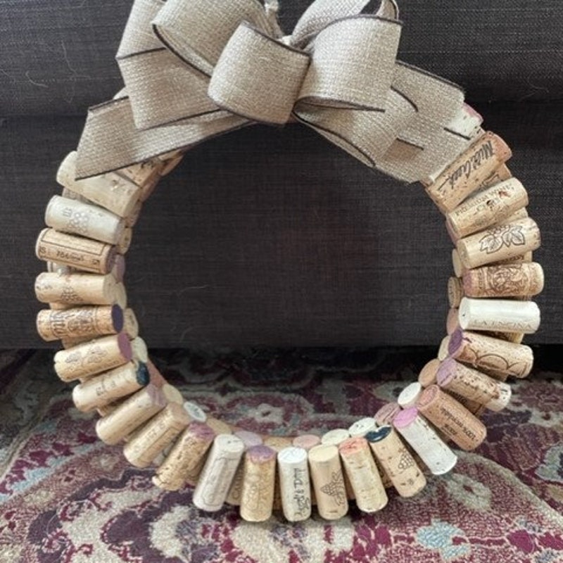 Cork Wreath - Etsy