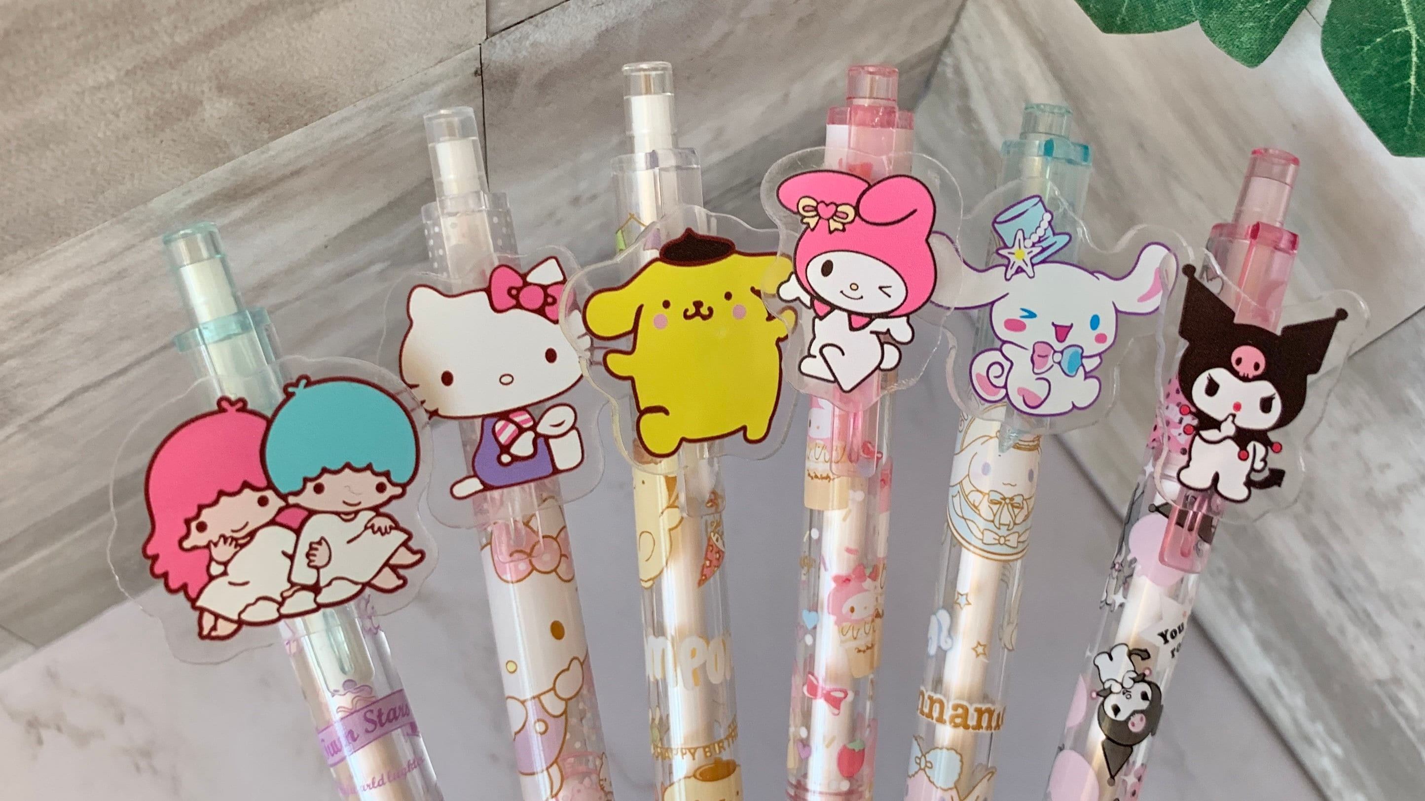 Sanrio Pen, Sanrio Character Pen, Kawaii Pen, Stationery Sticker ...
