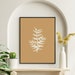 Mustard Yellow Leaves Print, Downloadable Plant Wall Decor, Printable ...