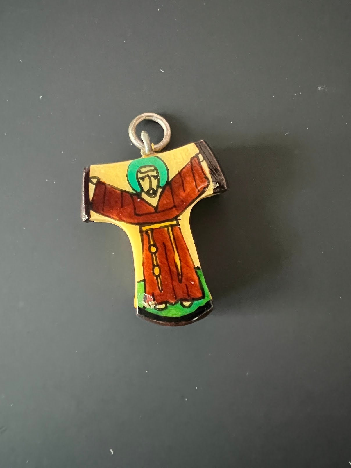 Hand-painted St. Francis Cross - Etsy
