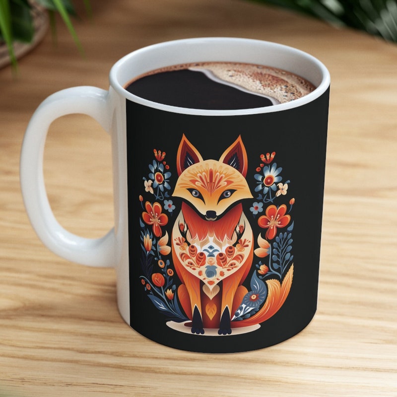 Fox Mug - Etsy