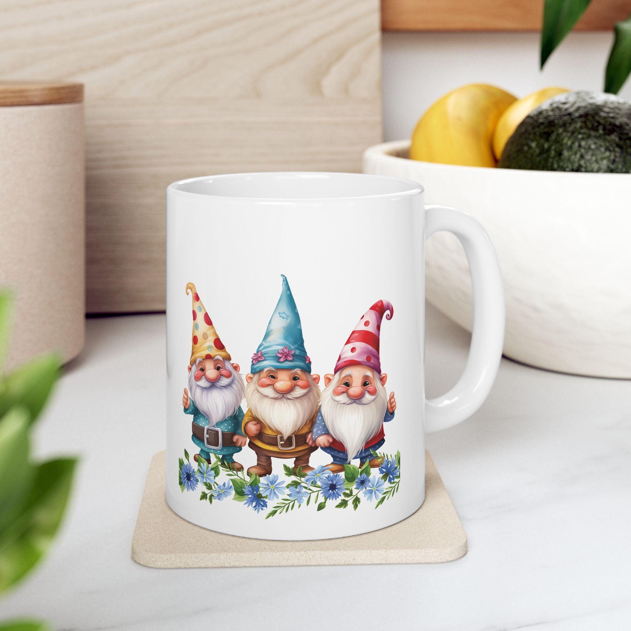 Happy Gnomes Mug, Gnomes Mug, Happy Feel Good Mug, Choose Happy Gnome ...