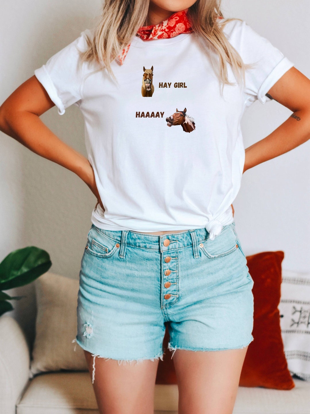 Funny Horse Shirt: Hay Girl Haaaay Sarcastic Tee - Etsy