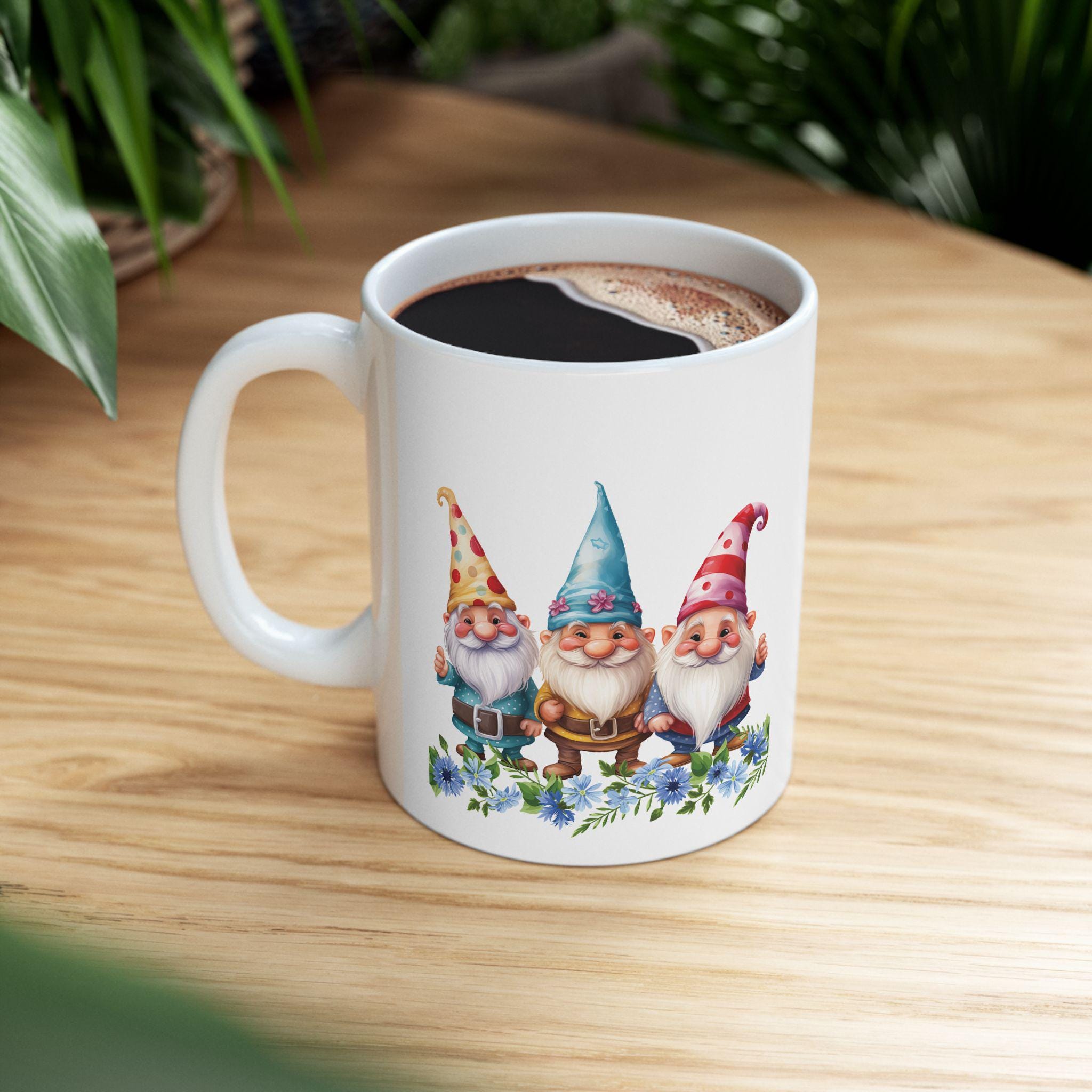 Happy Gnomes Mug, Gnomes Mug, Happy Feel Good Mug, Choose Happy Gnome ...