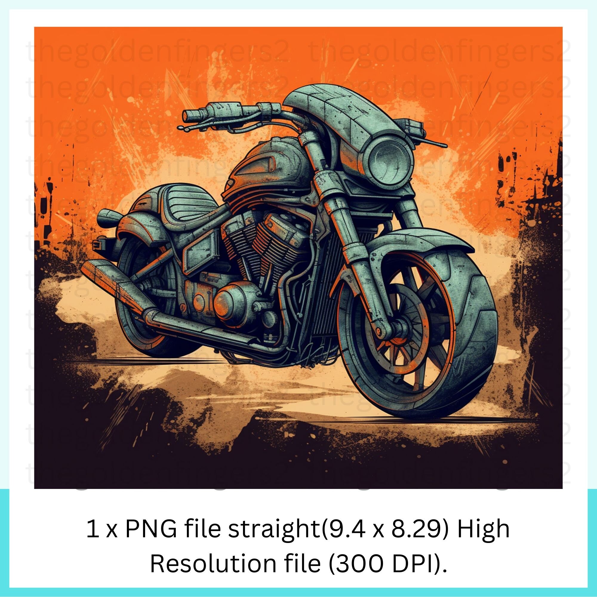 3D Motorcycle, Sublimation Design 20oz Skinny Tumbler Tapered ...
