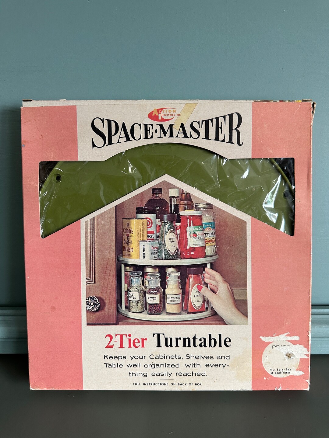 Double Decker Lazy Susan VINTAGE NOS Avocado Green in Original ...