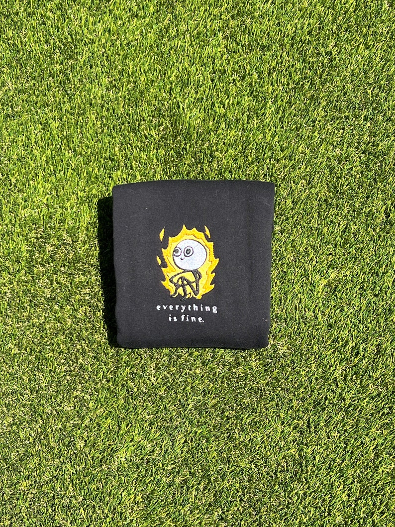 Everything is Fine Meme Hoodie - Etsy
