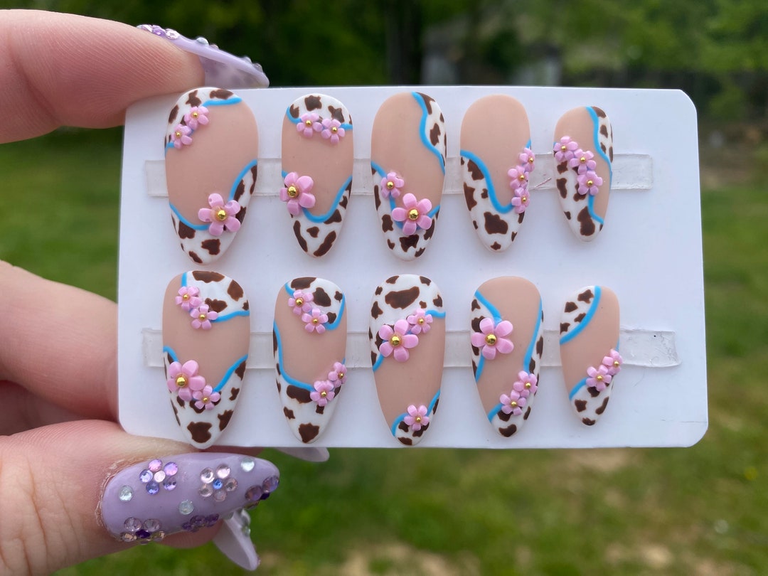 Farmers Daughter Reusable Acrylic Press on Nails - Etsy