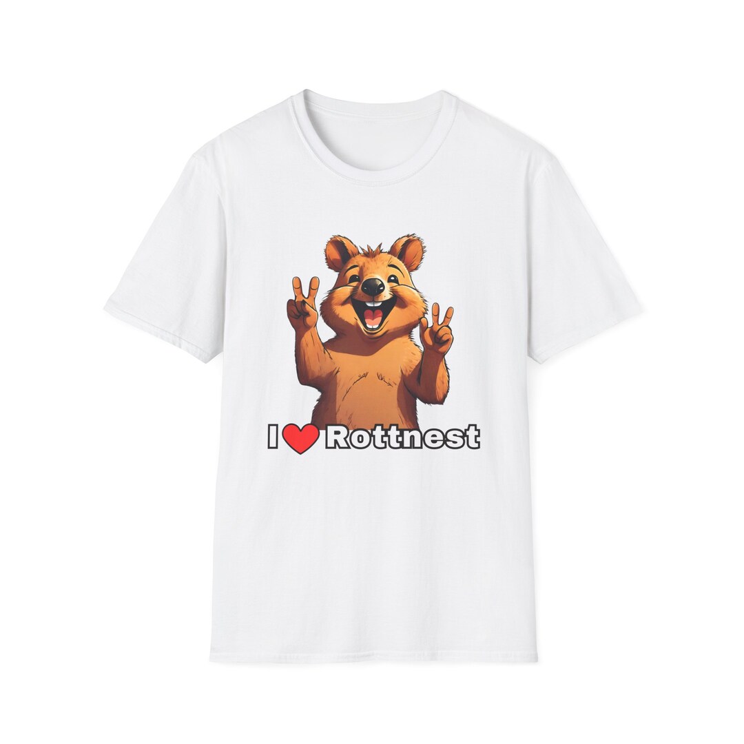 I Love Rottnest Island Quokka Peace Heart Shirt - Etsy