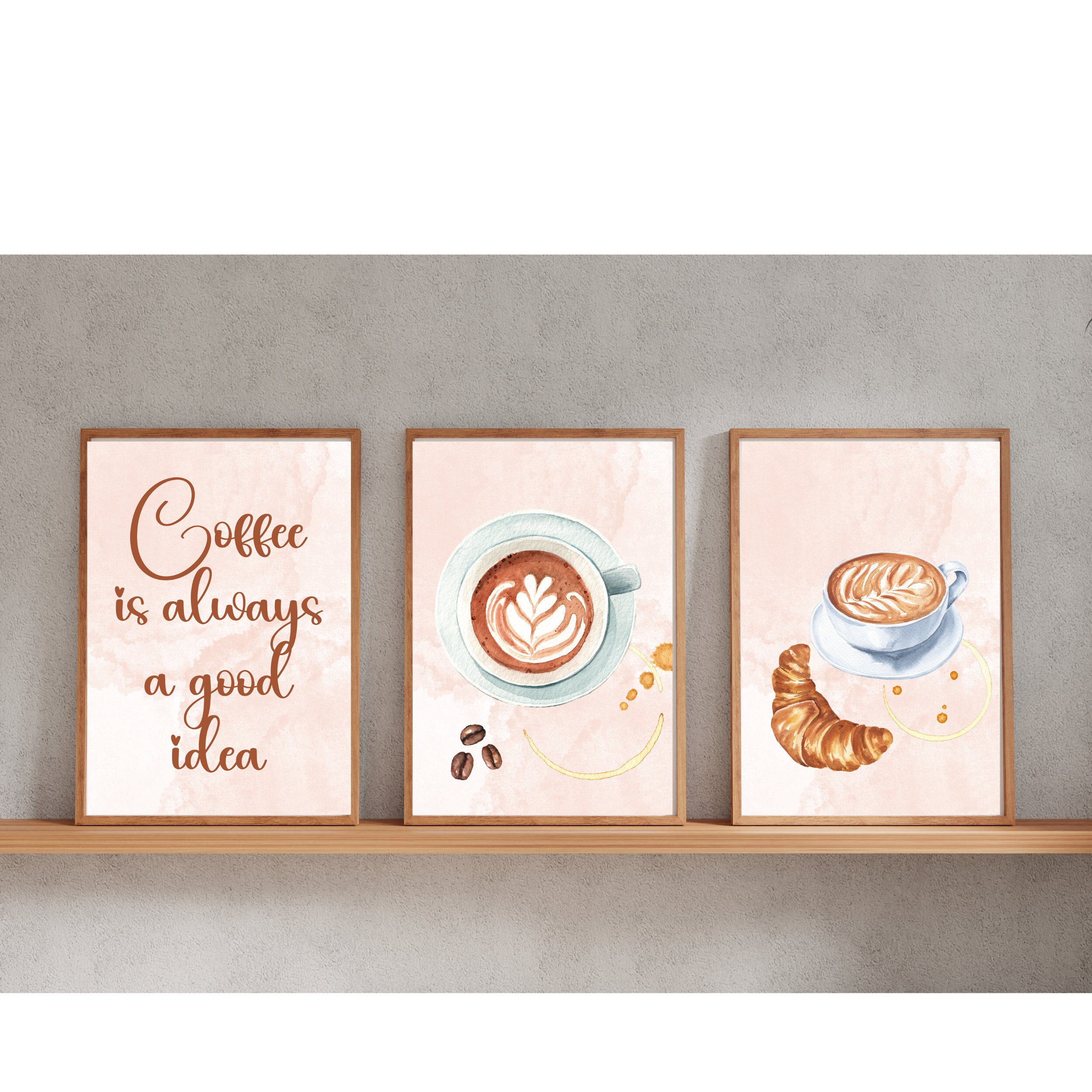 Coffee Wall Art Digital Download Printable Art Set of 3 - Etsy