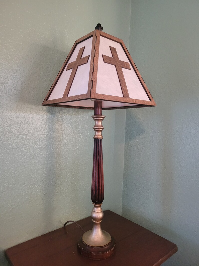 Cross Lamp Shade Svg - Etsy