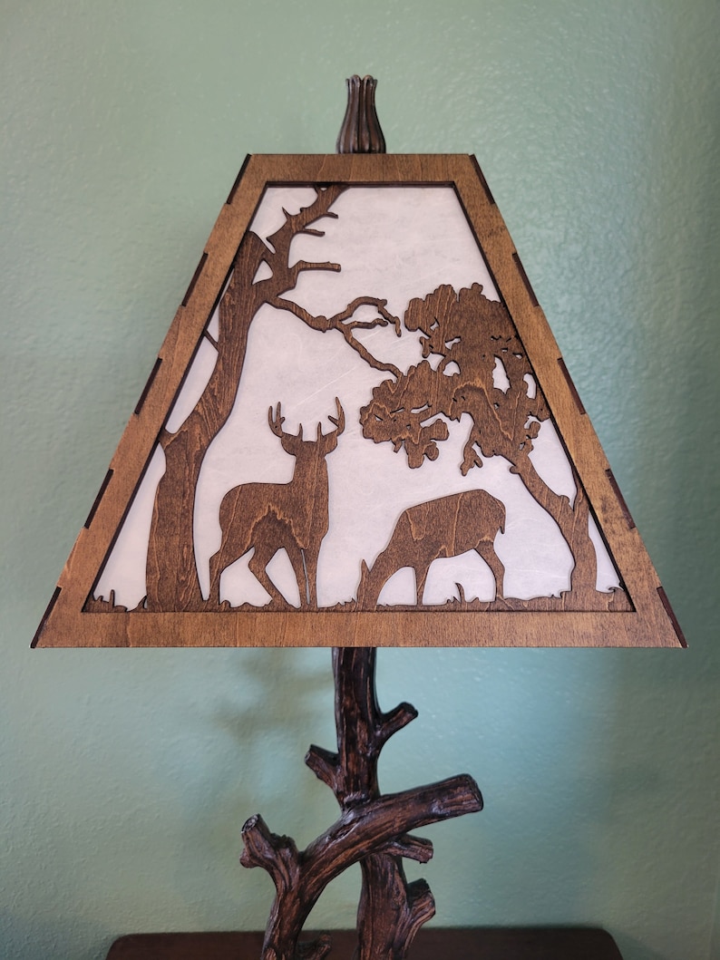 Deer Lamp Shade Laser Engraver SVG - Etsy