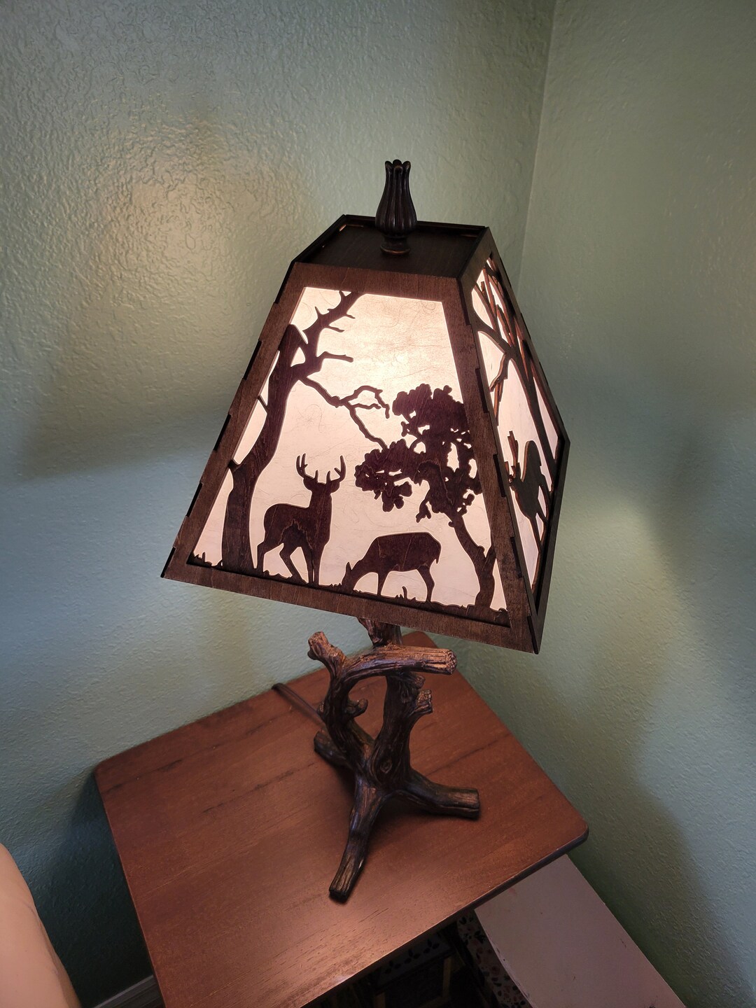 Deer Lamp Shade Laser Engraver SVG - Etsy