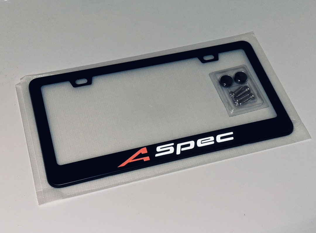Acura A Spec Premium Stainless Steel License Plate Frame TLX MDX TSX - Etsy