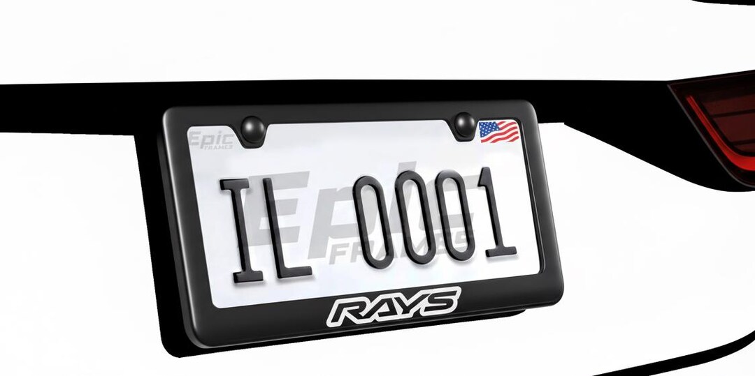 Rays Volk Racing Premium Quality Metal License Plate Frame - Etsy