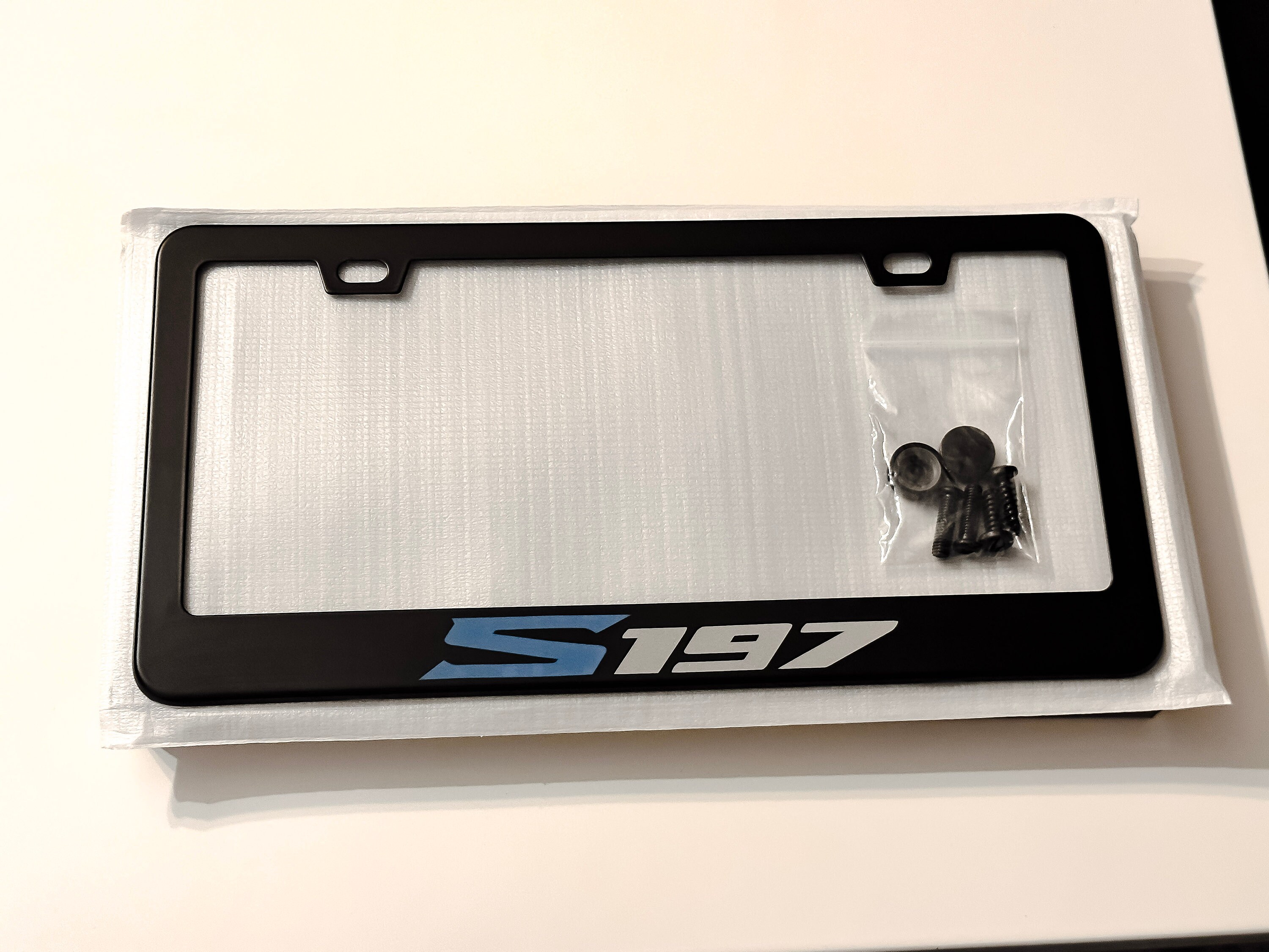 S197 Ford Mustang GT Reflective Blue/ White Logo Premium Black - Etsy