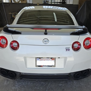 Reflective Godzilla GTR 100% Carbon Fiber License Plate Frame Premium ...