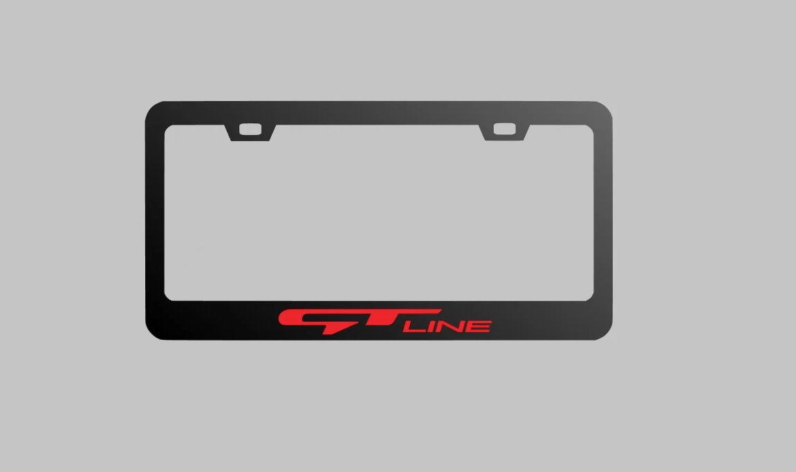GT Line License Plate Frame Black Metal Fits K5 Models - Etsy