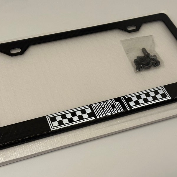 Mach 1 Mustang License Plate Frame - Etsy