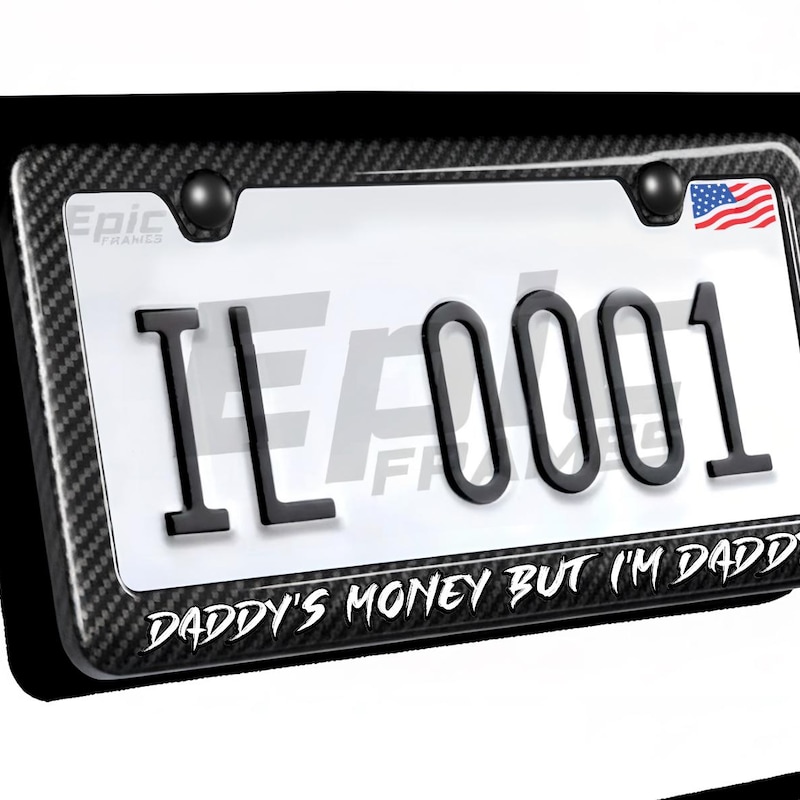 License Plate Frames Money - Etsy
