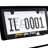 Guam With Palm Tree - Chrome Automobile License Plate Frame - Hawaii - Etsy