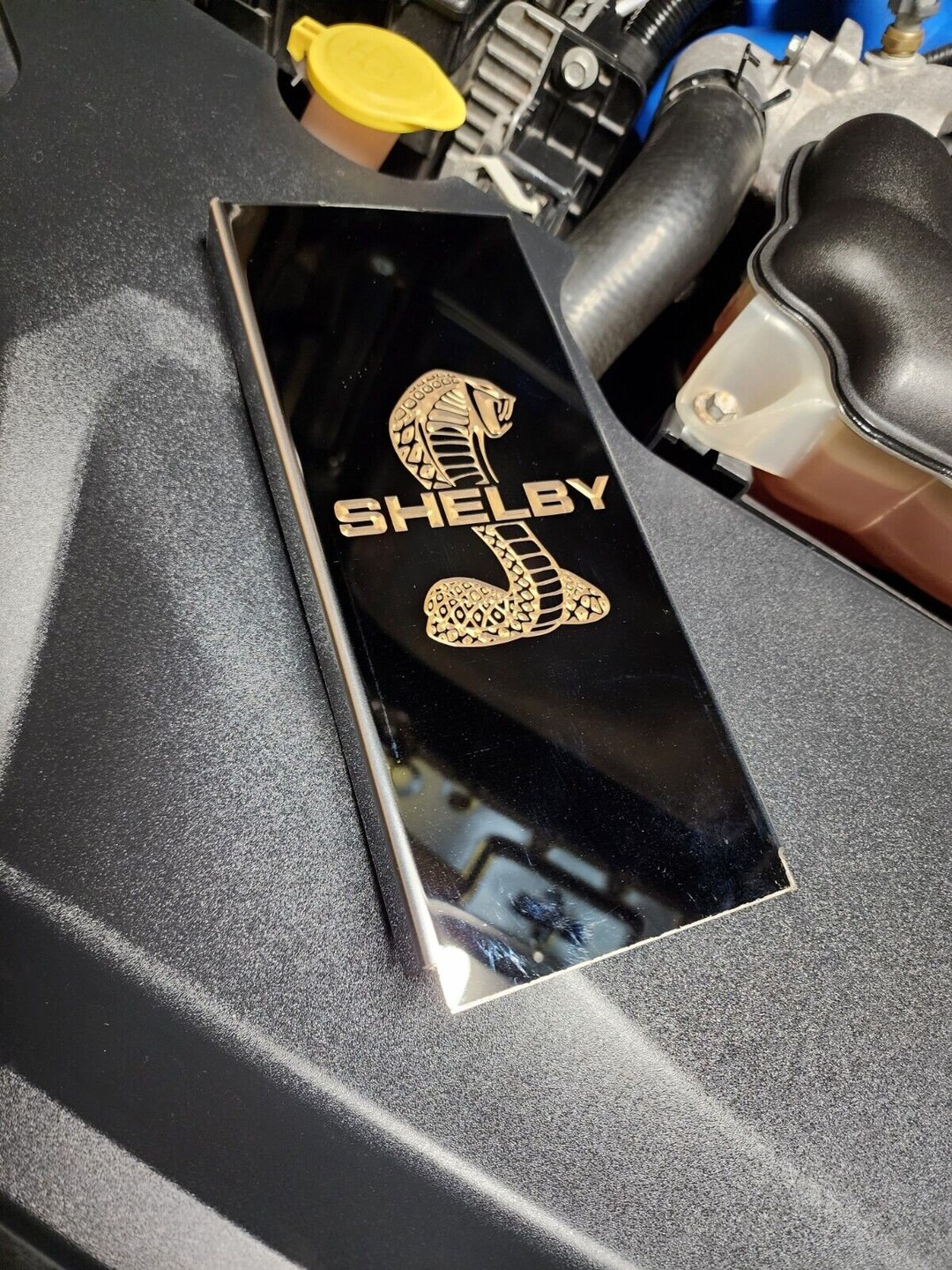 2010-2014 Mustang GT500 Shelby Polished T-304 Stainless Engine Fuse Box ...