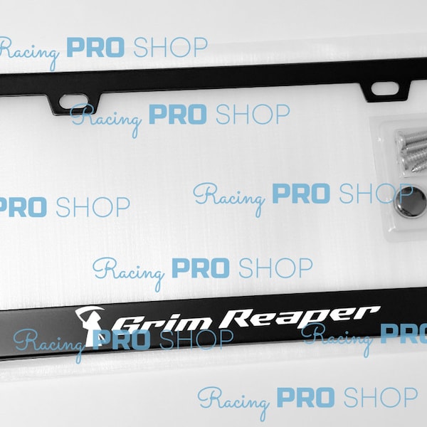 Grim Reaper License Plate - Etsy