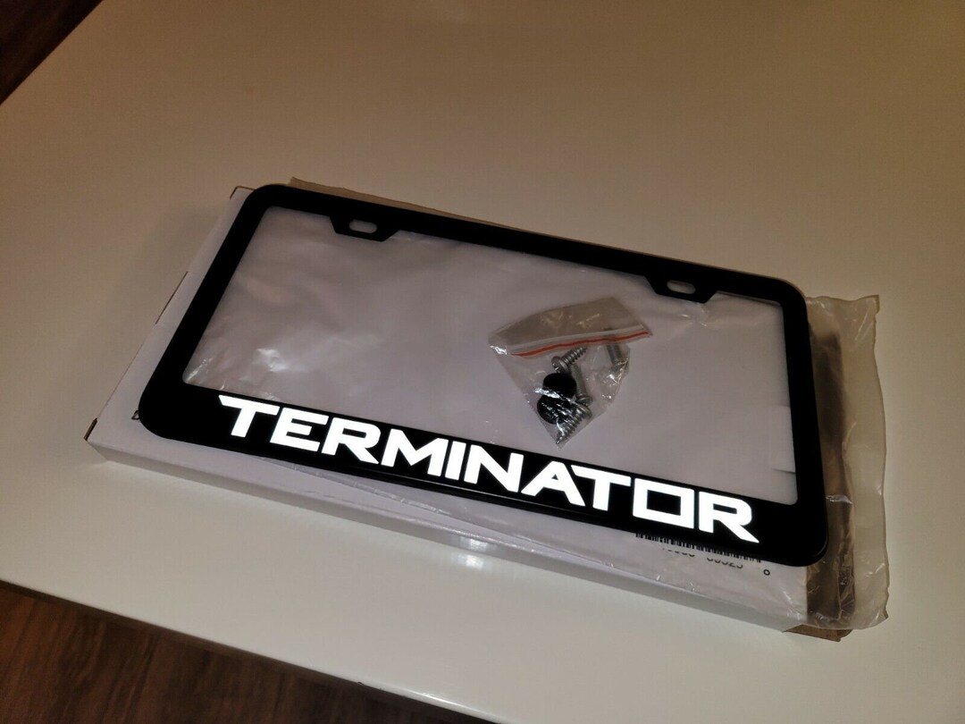 Terminator Mustang Cobra Premium Stainless Steel License Plate Frame - Etsy