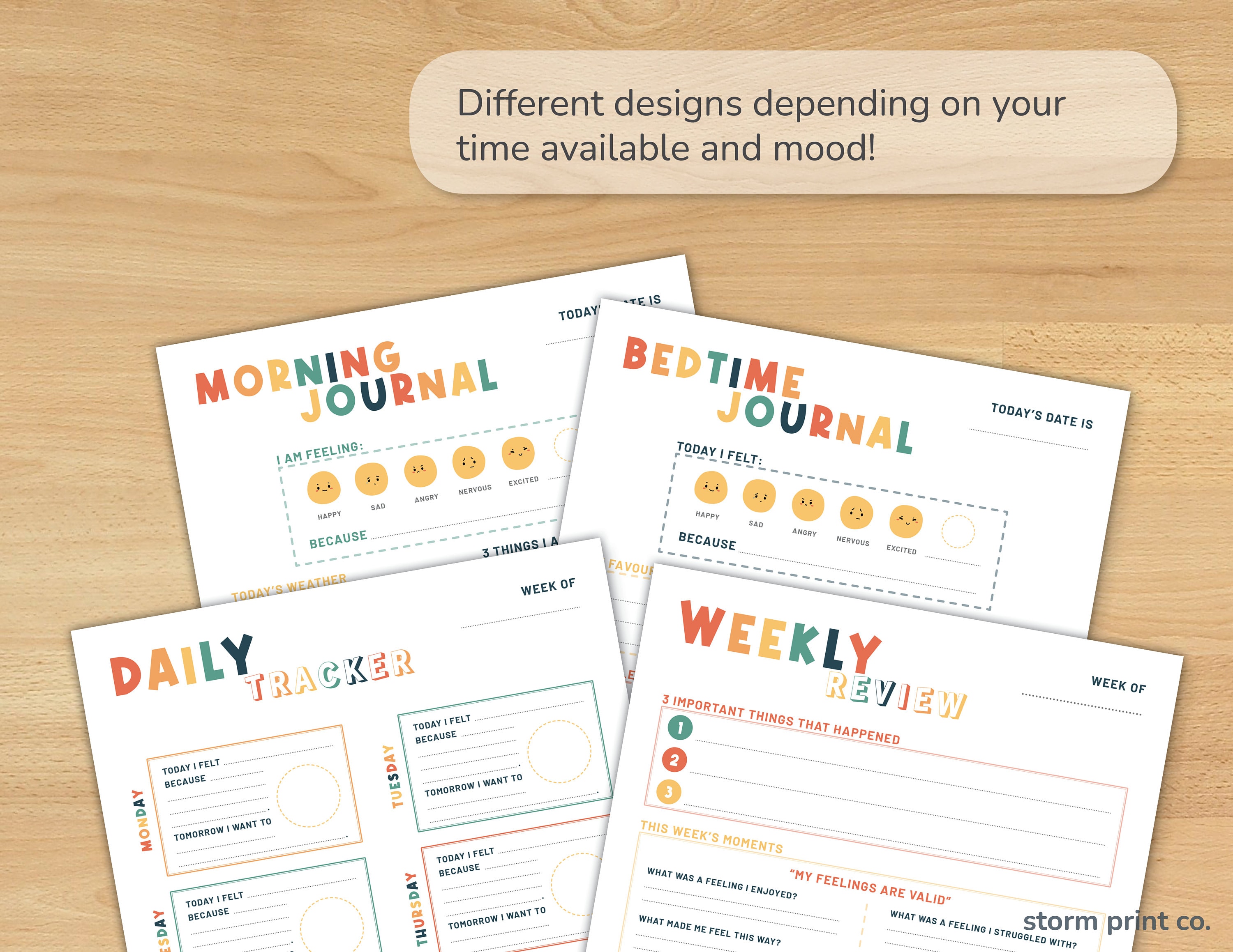 DIY Journal Pages Kids Daily Journal Printable Kids - Etsy