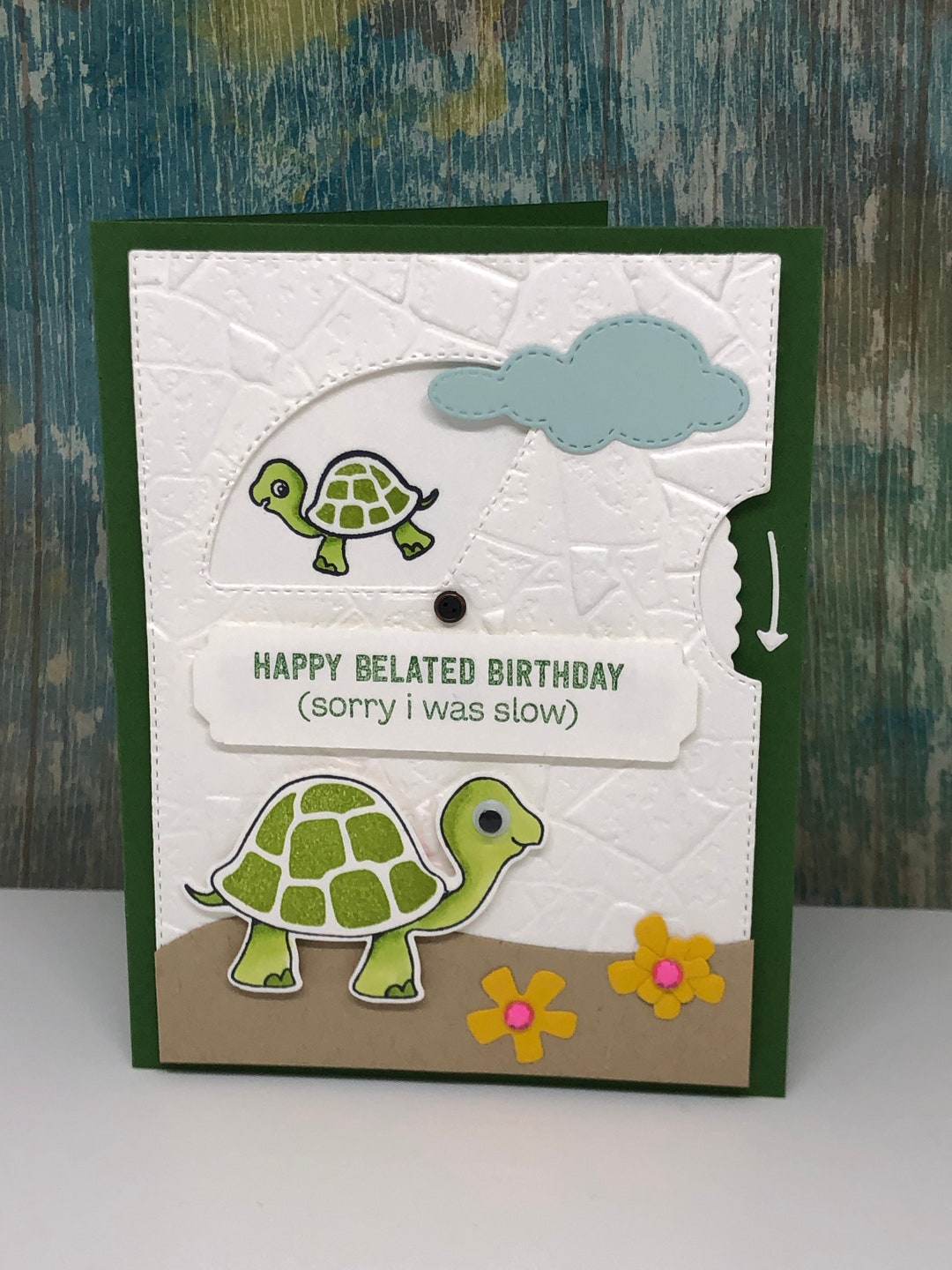 Interactive Handmade Belated Birthday Card - Etsy