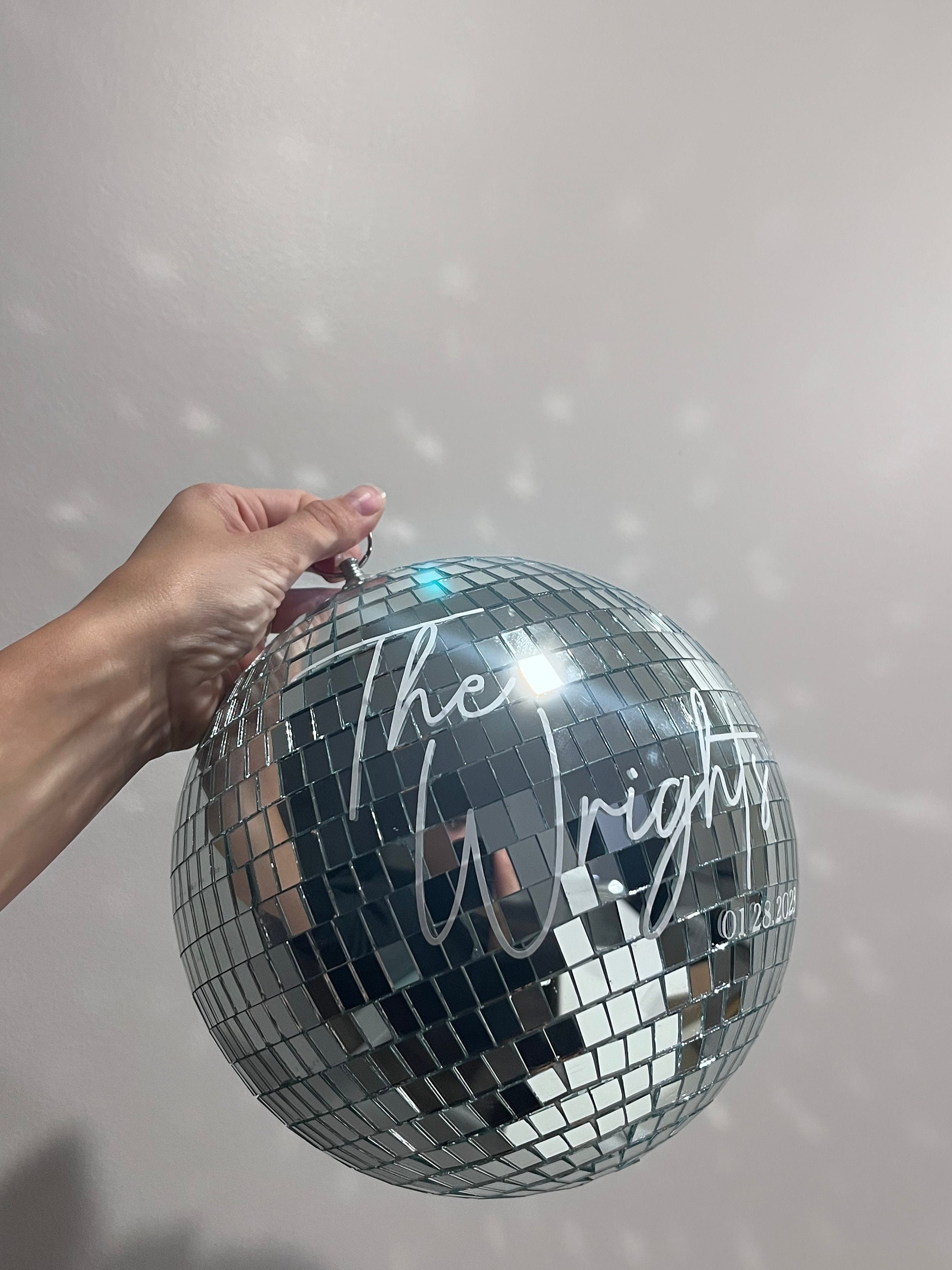 Personalizable Disco Ball | Weddings, Socials, Showers, Events, Parties ...