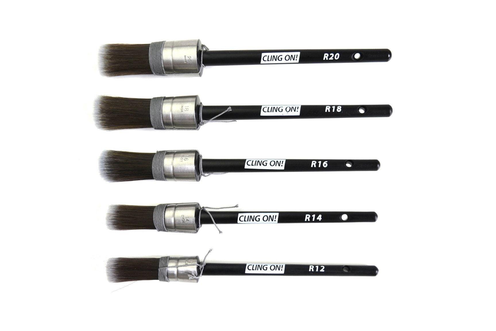 Cling On Round Paint Brushes - Etsy
